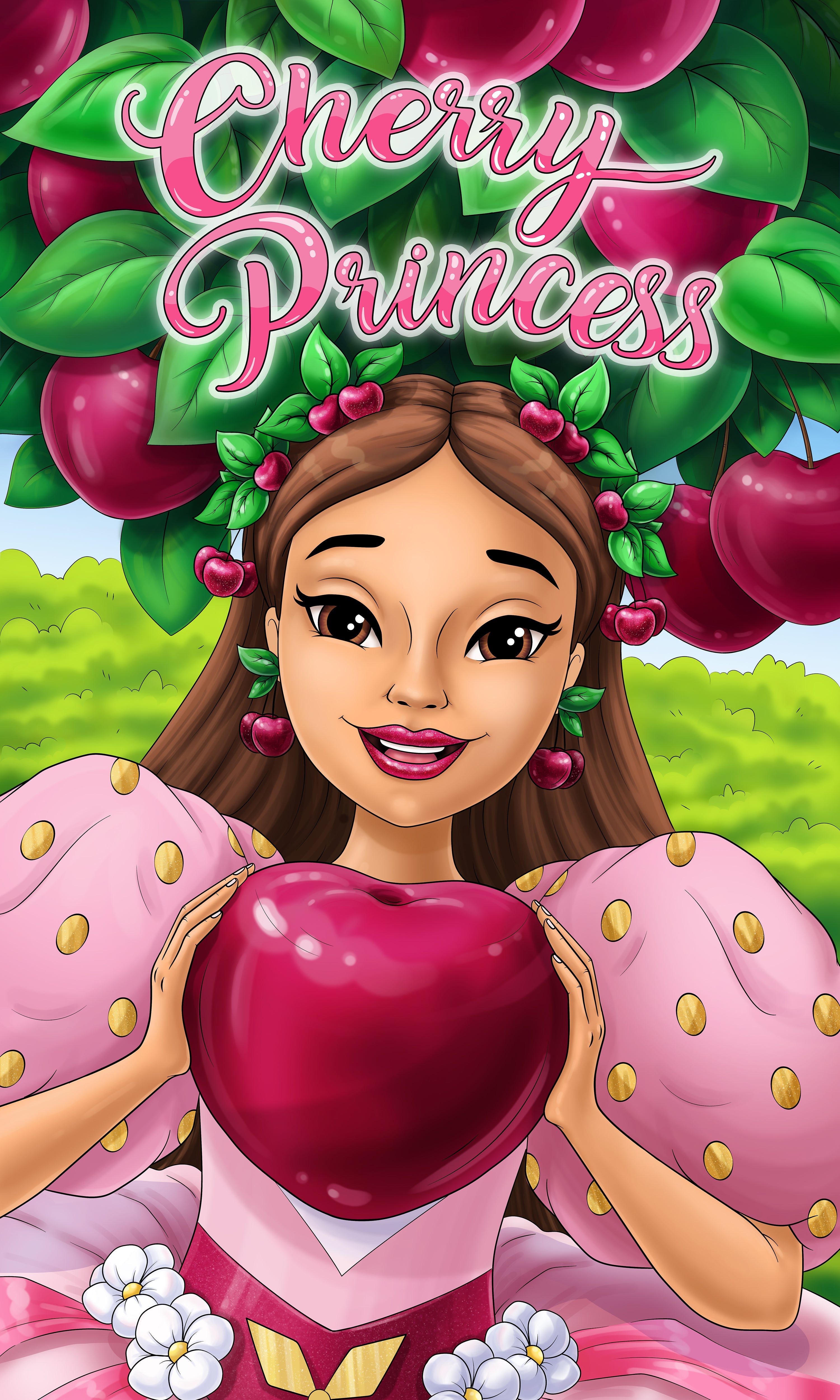 Shop "Cherry Princess" Fun Coloring Posters