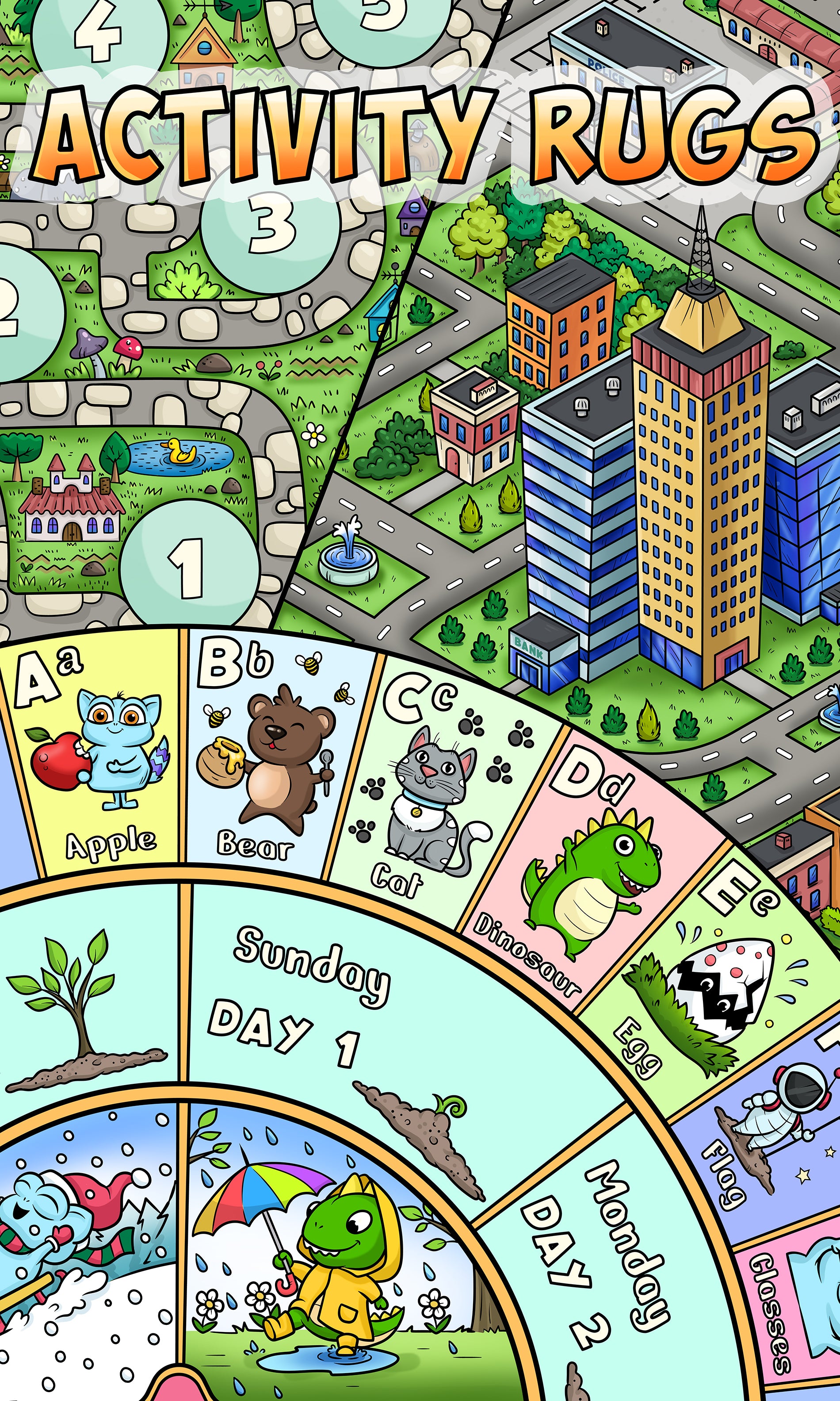 Сoloring Mats | Washable Coloring Mats