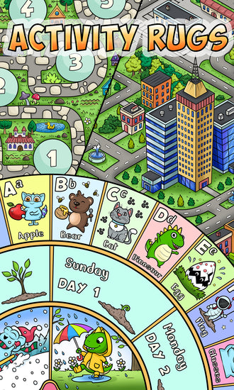 Сoloring Mats | Washable Coloring Mats