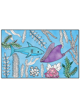 Shop "Underwater World" Coloring Posters