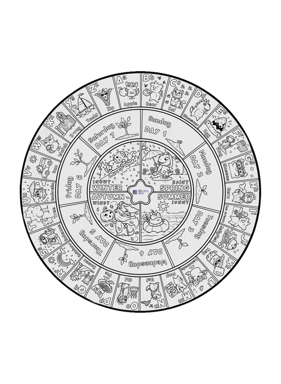 Alpha Days Circle Time | Coloring Posters